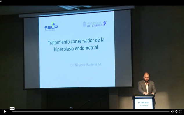 Manejo hormonal de la hiperplasia endometrial con atipía.